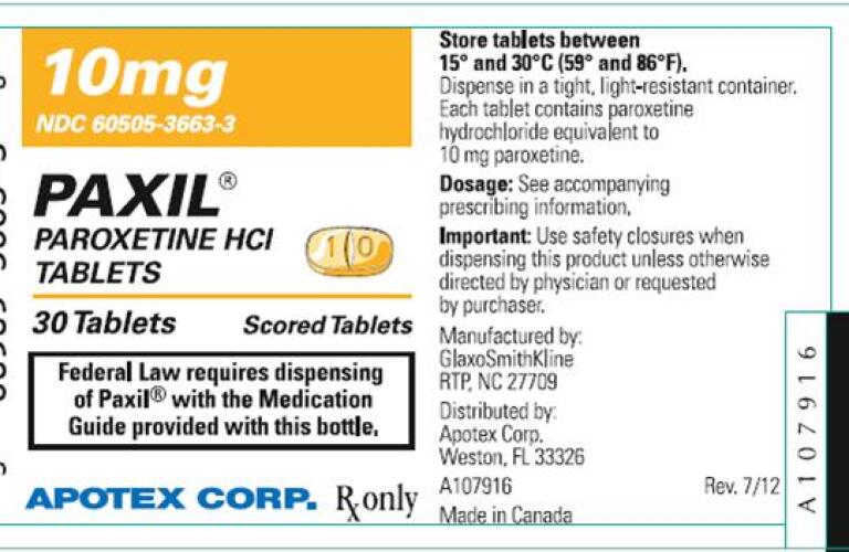 PAXIL Pictures, Images, Labels | Healthgrades | (paroxetine ...