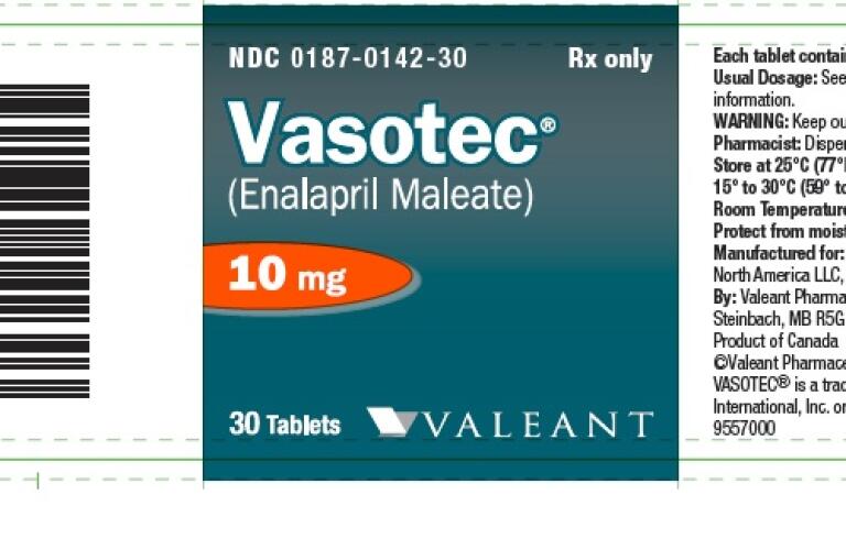 Vasotec Pictures, Images, Labels | Healthgrades | (enalapril maleate ...