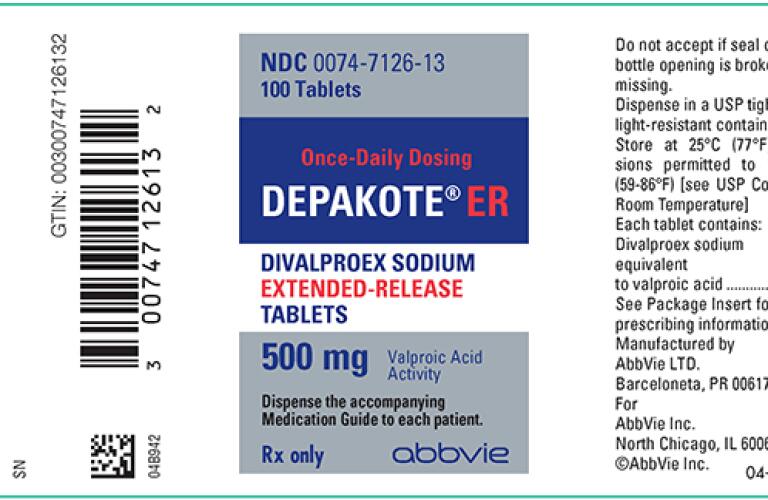 Depakote ER | Healthgrades | (divalproex sodium tablet, extended release)